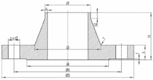 DIN 2633 PN16 WELDING NECK FLANGE - SEMetalgroup
